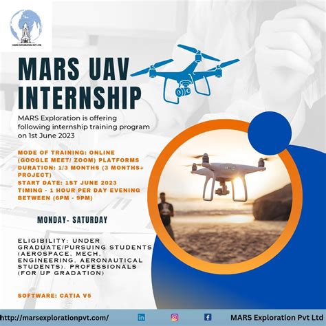 Mars Exploration Pvt Ltd On Linkedin Uav Uavdesigninternship