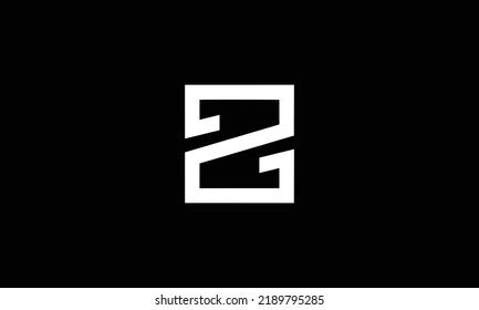 Creative Z Letter Logo Design Swoosh Stock Vector Royalty Free