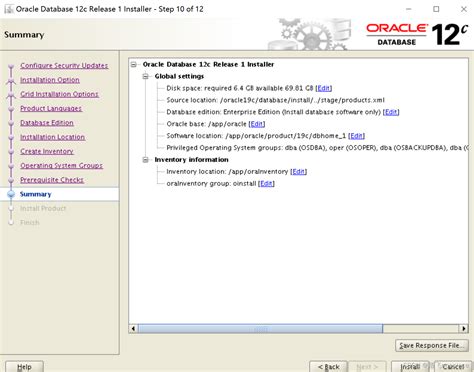 Linux下oracle12c数据库的安装linux安装oracle12c Csdn博客