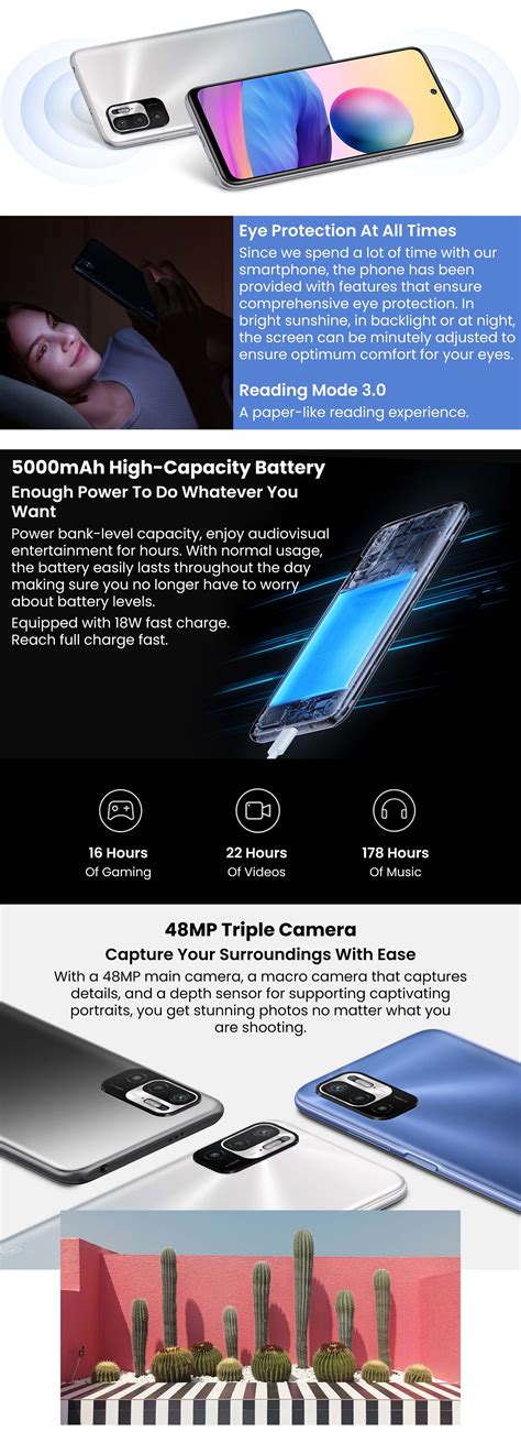 Xiaomi Redmi Note 10 5g Dual Sim Graphite Gray 6gb Ram 128gb Global