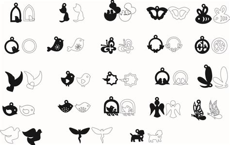 پک لیزری آویز و گوشواره فانتزی سرزمین دی تی اس