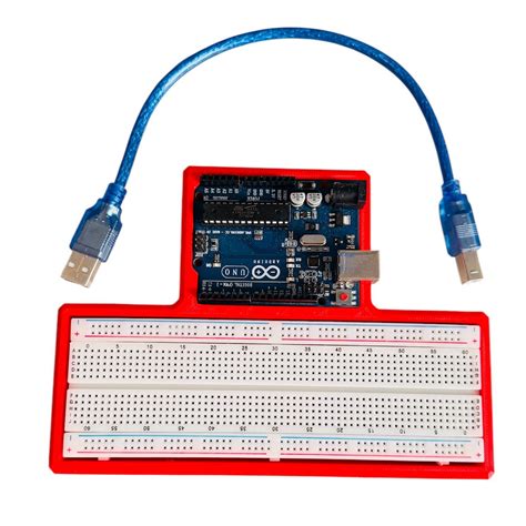Kit Arduio Uno R3 Con Protoboard Y Soporte