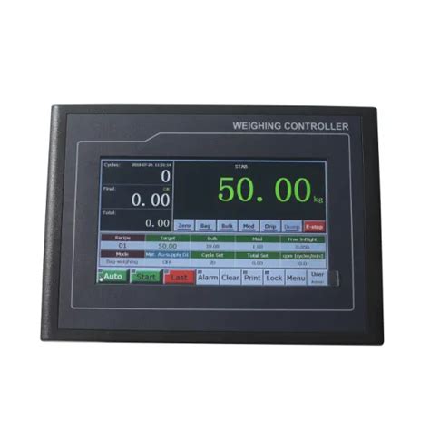 Supmeter Dc24v Touch Screen Bagging Equipment Weighing Indicator Load Cell Controller Packing