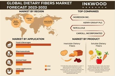 세계 식이섬유dietary Fibers 시장 예측 2023 2032년