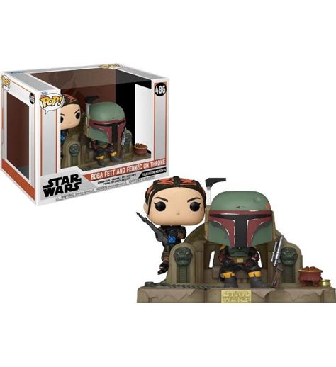 Funko POP Star Wars 486 Boba Fett And Fennec On Throne Stickerpoint