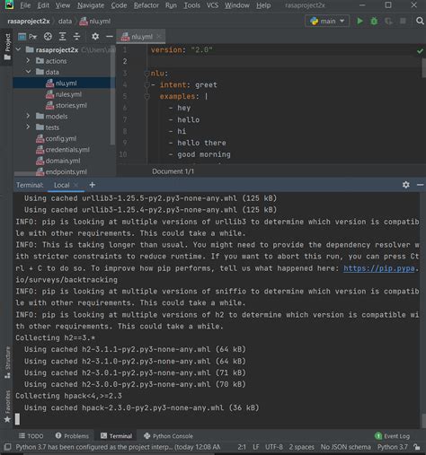 rasa x installation on windows 10 is uncompleted [deprecated] rasa x