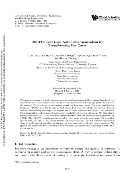 usltg test case automatic generation by pdf use case software testing