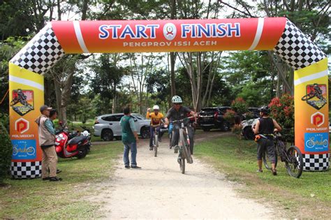 Danrem 011 LW Buka Kegiatan Langsa Adventure Bike 9 Dalam Rangka HUT