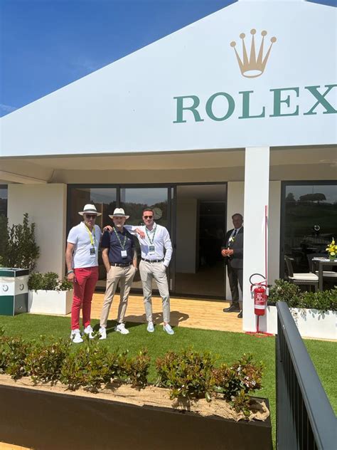 Splendida Accoglienza Di Rolex Al DS Automobiles Open D Italia Luigi Verga Orologi