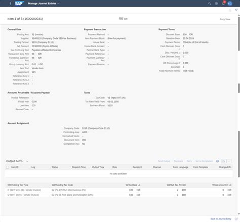 Posting Journal Entries With Tax Using Soap Postin Sap Community