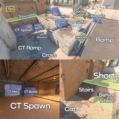 All Cs2 Map Callouts Ancient Mirage Anubis Nuke Overpass Vertigo