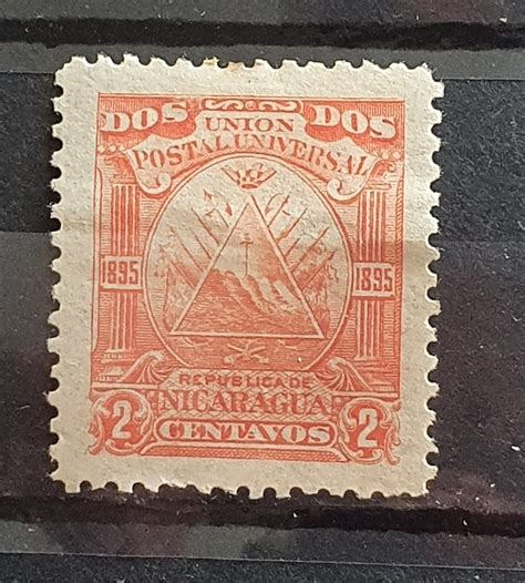 Nicaragua 1895 2c Mh 84 Ebay