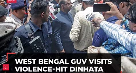 West Bengal Panchayat Polls Guv Cv Ananda Bose Visits Violence Hit