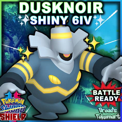 Ultra Shiny 6iv Dusknoir Pokemon Sword And Shield Lv100 Etsy