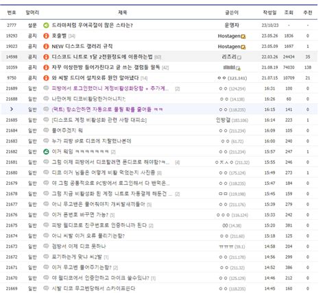 메이플스토리 인벤 디스코드 십련들아 메이플스토리 인벤 자유게시판