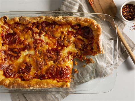 Deep Dish Sausage And Pepperoni Pizza
