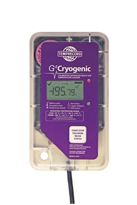 G4 Cryogenic Data Logger Temprecord International Limited