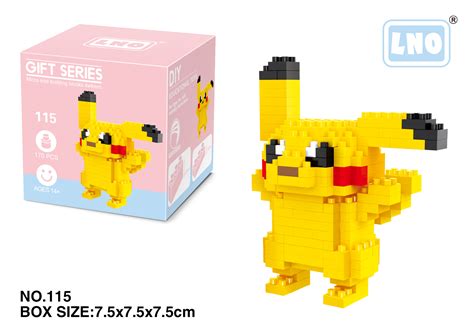Nano Blocks Pokemon Pikachu 2 Tipo Lego 170 Piezas