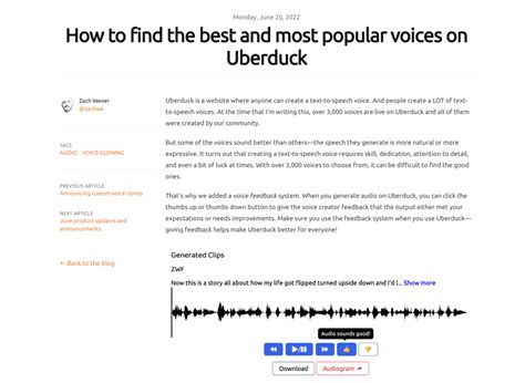 Uberduck Features Benefits And Pricing Ai Voice Technology Uncovered