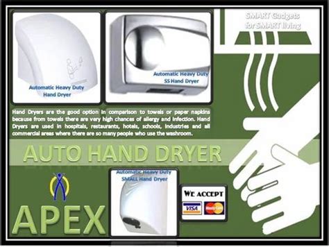 APEX WHITE Automatic Heavy Duty Hand Dryer At Best Price In Kolkata