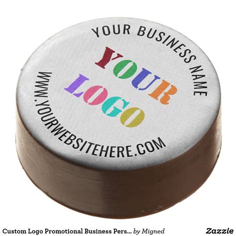 Logo Promotional Business Chocolate Covered Oreo Zazzle Chocolate