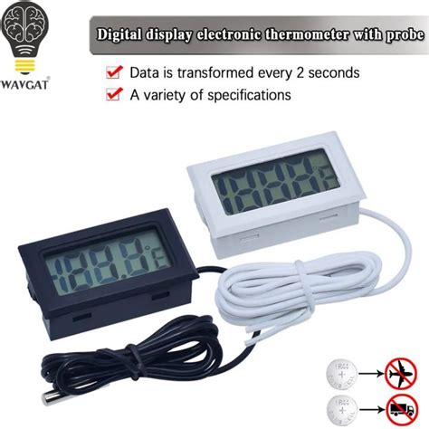 Mini Lcd Digital Thermometer Hygrometer Temperature Indoor Convenient Temperature Sensor