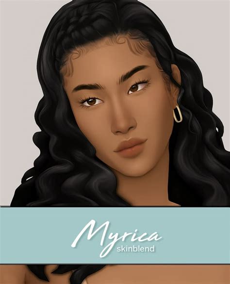 Myrica A Default Non Default Skinblend Nesurii The Sims Skin