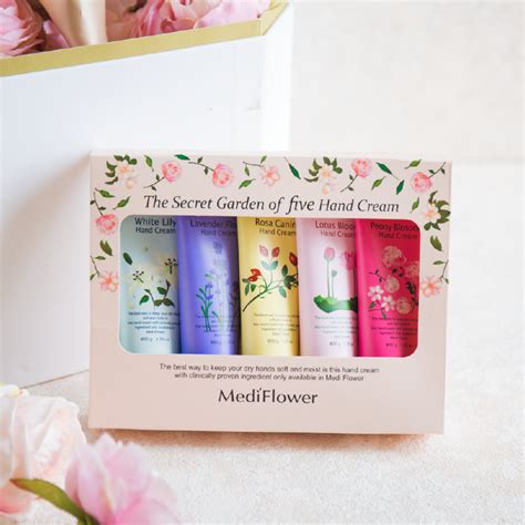 Chichis 婚禮小物 韓國 Medi Flower 秘密花園 護手霜 一盒5入 伴娘禮 捧花禮 喝茶禮 蝦皮購物