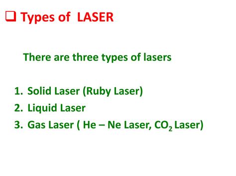 Btech Sem I Engineering Physics U Ii Chapter 2 Laser Pptx Physics Science