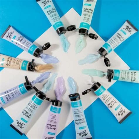 Pintura Acrílica Mont Marte Signature En Tubos De 36 Ml Set De 24