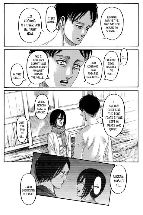 I Dont Get Why Eren Wouldve Just Run Away With Mikasa If She Had