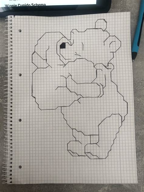 Winnie Pou Pixel Art Dibujitos Sencillos Dibujos Bonitos Dibujos