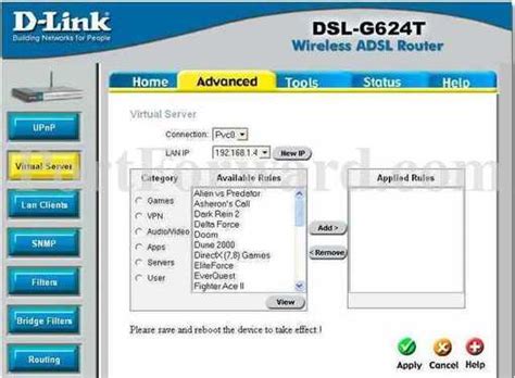 fastest d link dsl g624t router port forwarding guide