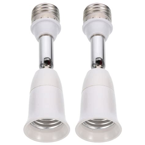 Homemaxs Light Bulb Socket Adapter Bendable E27 To E27 Extender 180Â° Adjustable