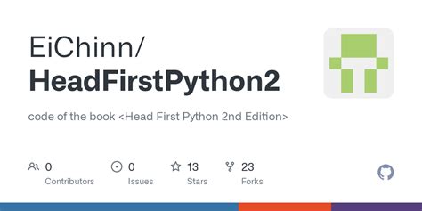 GitHub EiChinn HeadFirstPython Code Of The Book