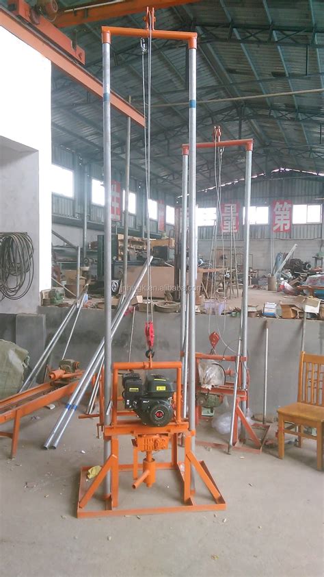 Portable Hydraulic Water Well Rotary Drilling Rig Hw100