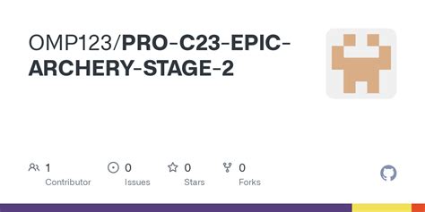 Github Omp Pro C Epic Archery Stage