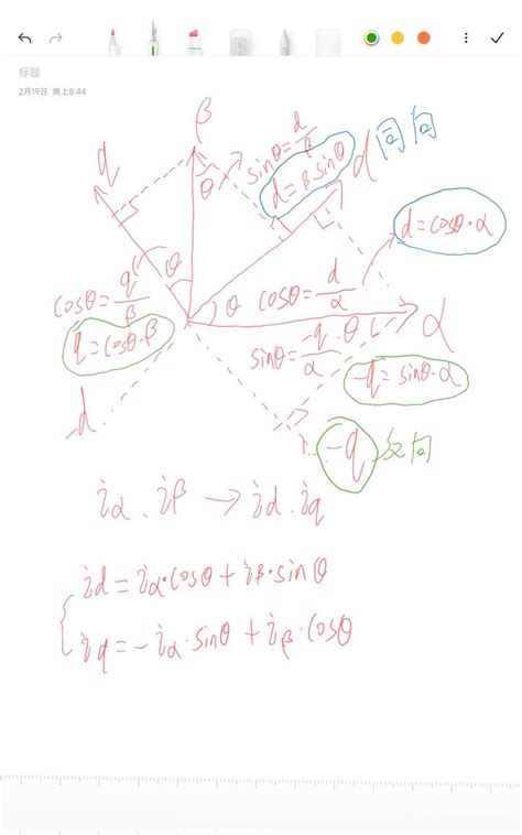 电机控制——park变换和反park变换 知乎