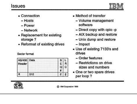 issues ibm versatile storage server [book]