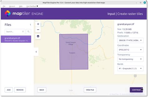 maptiler engine user interface gui maptiler documentation portal