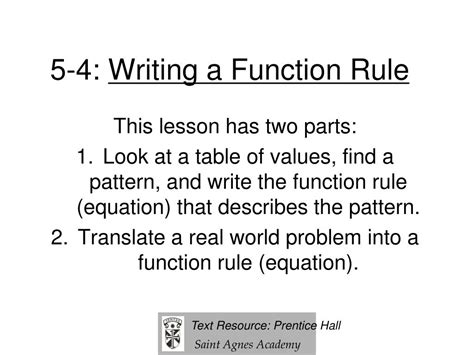Ppt Writing A Function Rule Powerpoint Presentation Free