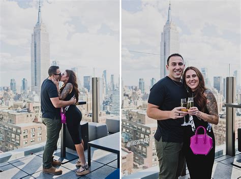 A Breathtaking Rooftop Proposal At The Skylark Poppy Lynn