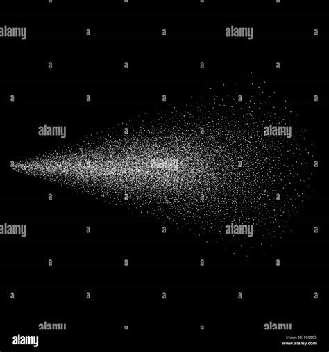Spray Particle Texture Water Spray Mist Effect Vector Illustration