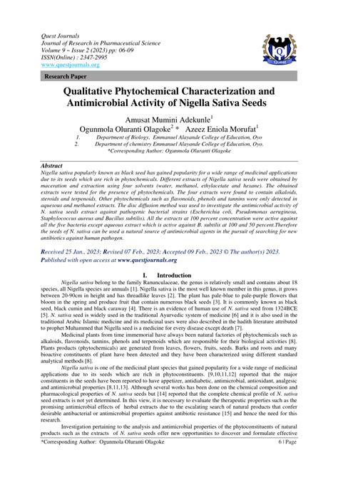 Pdf Qualitative Phytochemical Characterization And Antimicrobial