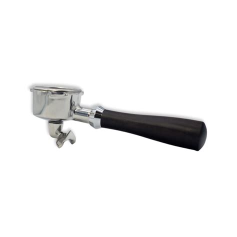 Black Double Spout 54mm Portafilter For Breville 3 Ears Spouted Handle