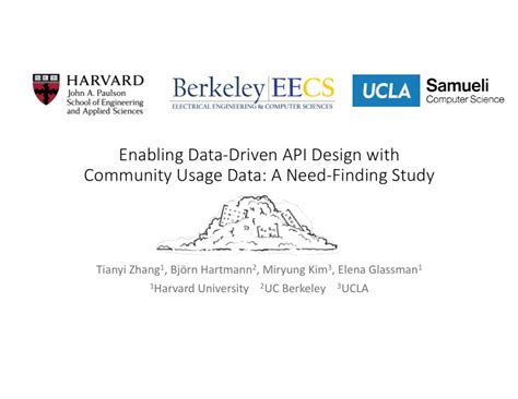Ppt Enabling Data Driven Api Design With Community Usage Data A