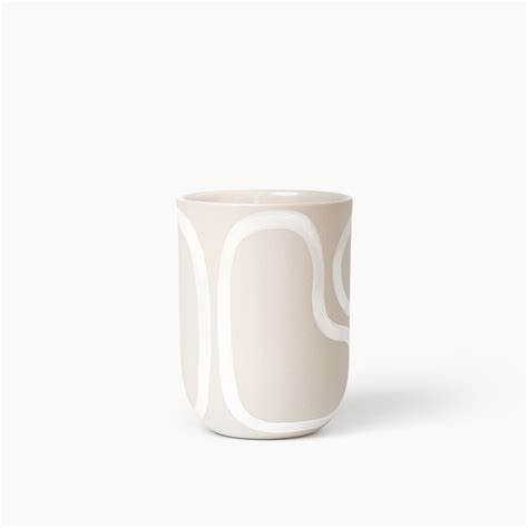 Sand Outline Coffee Cup — Franca Nyc