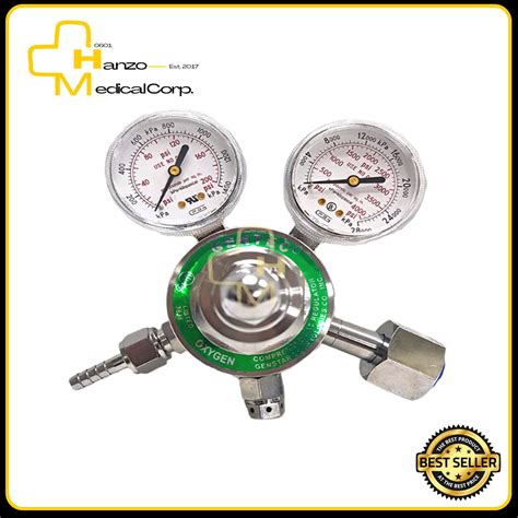 Gentec Oxygen Regulator Dual Gauge Lazada Ph