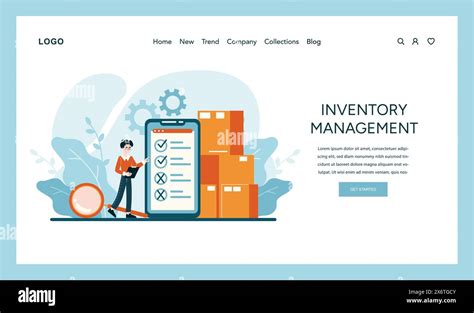 Inventory Management Concept Organized Stock Control And Efficient