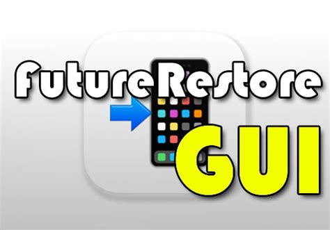コマンド不要！futurerestoreをコマンド入力不要で実行できる「futurerestore gui」が登場 tools 4 hack